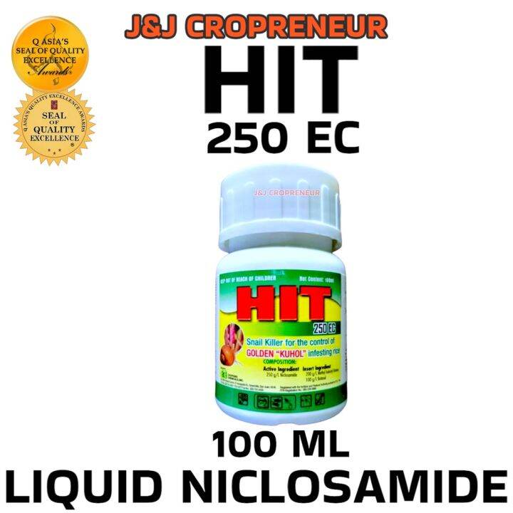 HIT 250 EC PAMATAY KUHOL LIQUID NICLOSAMIDE ( 100 ML ) BY CROPKING ...