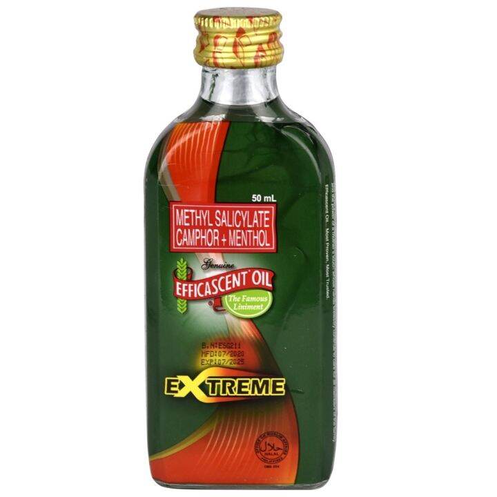 EFFICASCENT OIL Extreme Methyl Salicylate Camphor Menthol 50ml | Lazada PH