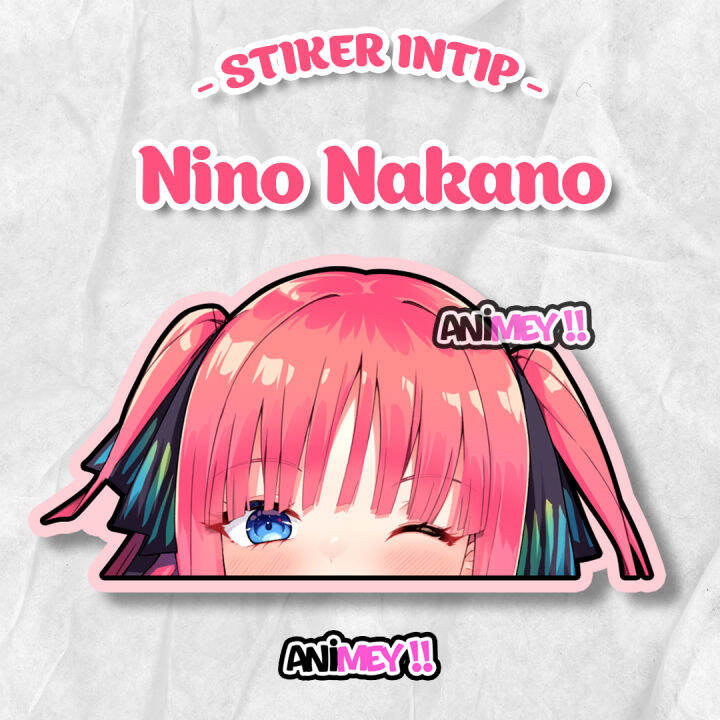 Stiker Intip Nino Nakano / Sticker Anime Waterproof | Lazada Indonesia
