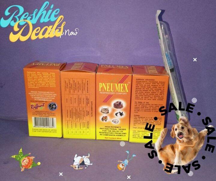 PNEUMEX Respiratory Comfort 60ml with 1 FREE 3ml SYRINGE | Lazada PH