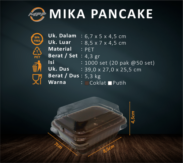 MIKA PANCAKE ISI 50 PCS | Lazada Indonesia