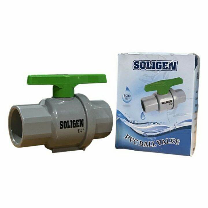 Ball Valve / Stop Kran PVC Soligen 11/4- 11/2- 2 Inch | Lazada Indonesia
