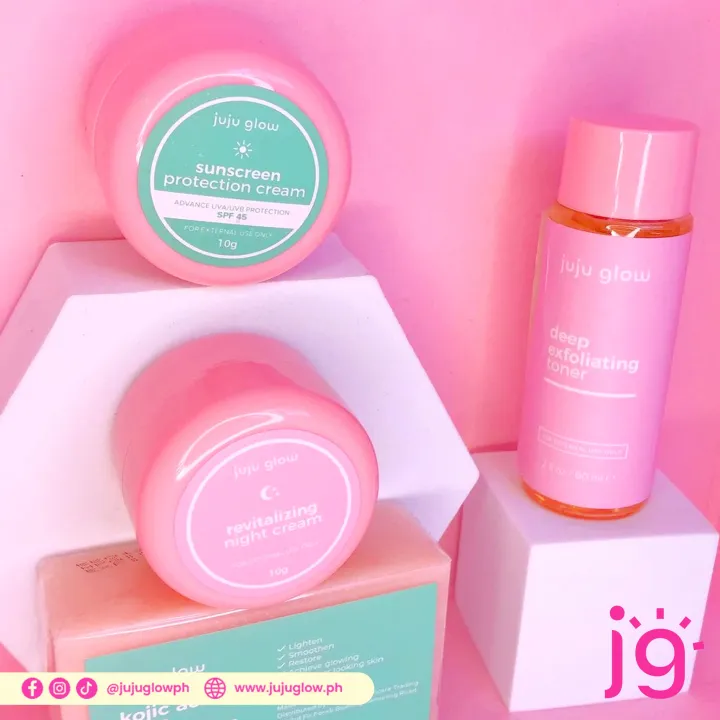 (ORIGINAL) Juju Glow Rejuvenating Skin Care Set FDA Approved No Paraben ...