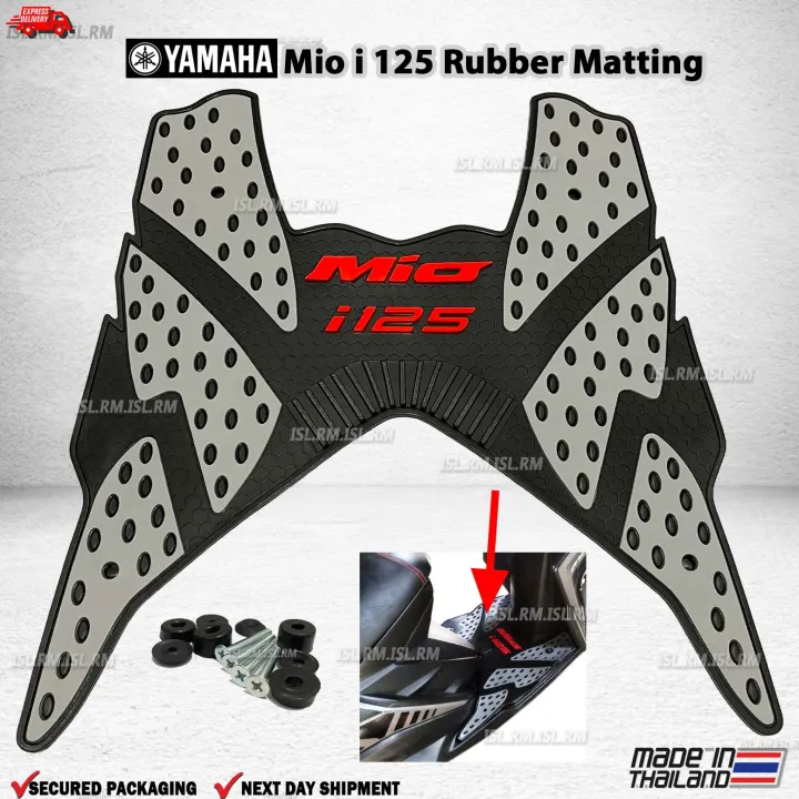 Mio i 125 Rubber matting for m3 YAMAHA POWER GRAY Made in THAILAND with ...