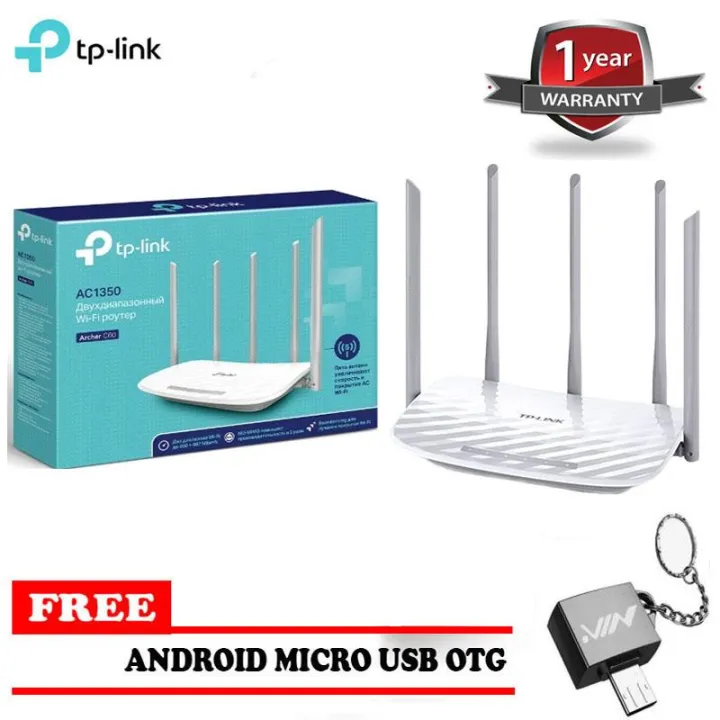 TP-Link Archer C60 AC1350 Wireless Dual Band Router | Lazada PH