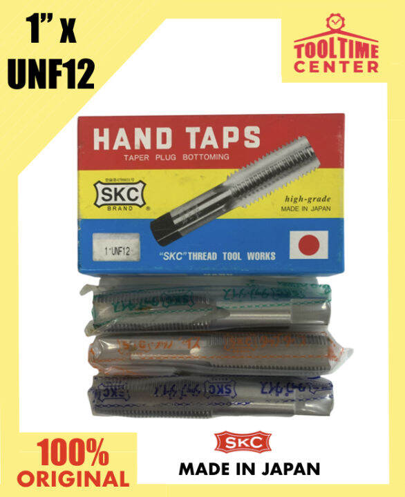 SKC 3 pc. Hand Tap Set 1" x 12UNF Made in Japan | Lazada PH
