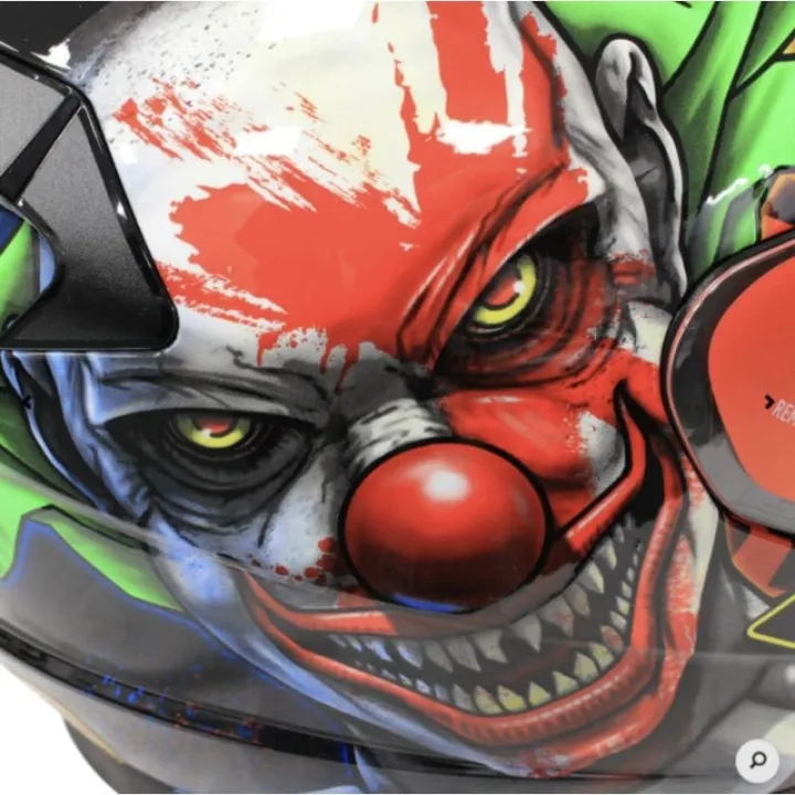 LS2 FF353 RAPID FULL FACE HELMET HAPPY DREAMS KILLER CLOWN joker GLOW ...
