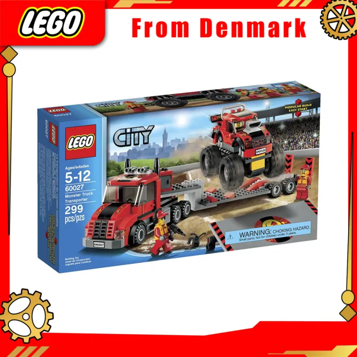 Original LEGO City 60027 monster truck transport toy construction set ...