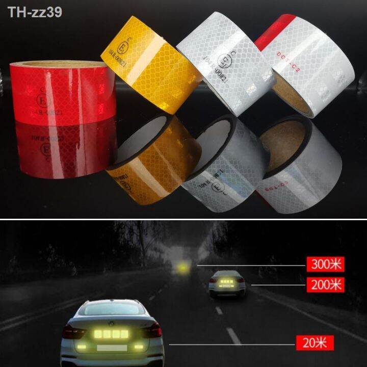 ♝☁卍 3M Reflective Tape Self-Adhesive Car Safety Warning Reflective Film ...