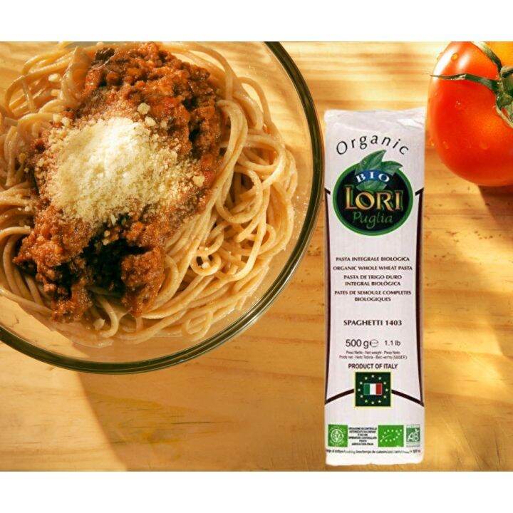 Pasta Lori Bio Lori Organic Whole Wheat Pasta Spaghetti 500g | Lazada PH