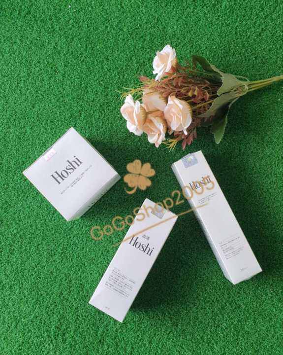 [ 100% Original ] Hoshi Skin Care Set Cream 乳霜除肌肤皱纹和雀斑 / Serum 精华液 ...