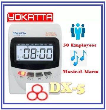 YOKATTA DX-5 Bundy Clock w/ Time Card, Time Recorder Bundy clock Time ...