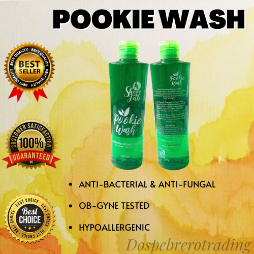 Best Seller 2 bottles POOKIE Feminine WASH Green Tea Scent 150 ml ...
