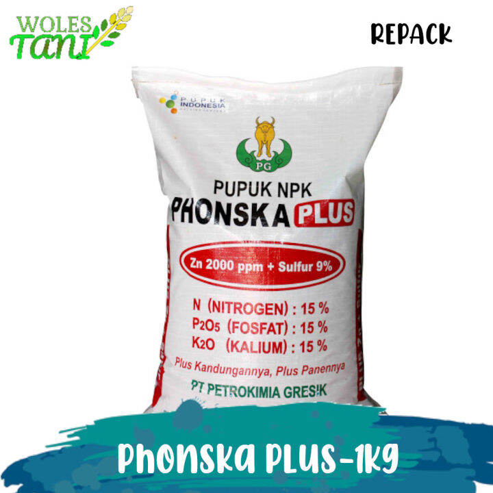 Pupuk Phonska Plus 1 Kg Petrokimia Gresik | Lazada Indonesia
