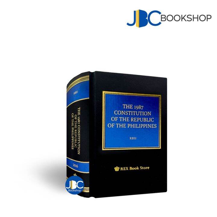The 1987 Constitution of The Republic of the Philippines (Pocket-Codal) 2016 (CB) by RBSI ...