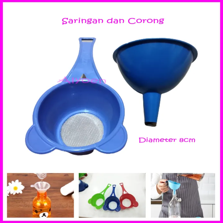 Corong Mini Dan Saringan Minyak Goreng | Lazada Indonesia