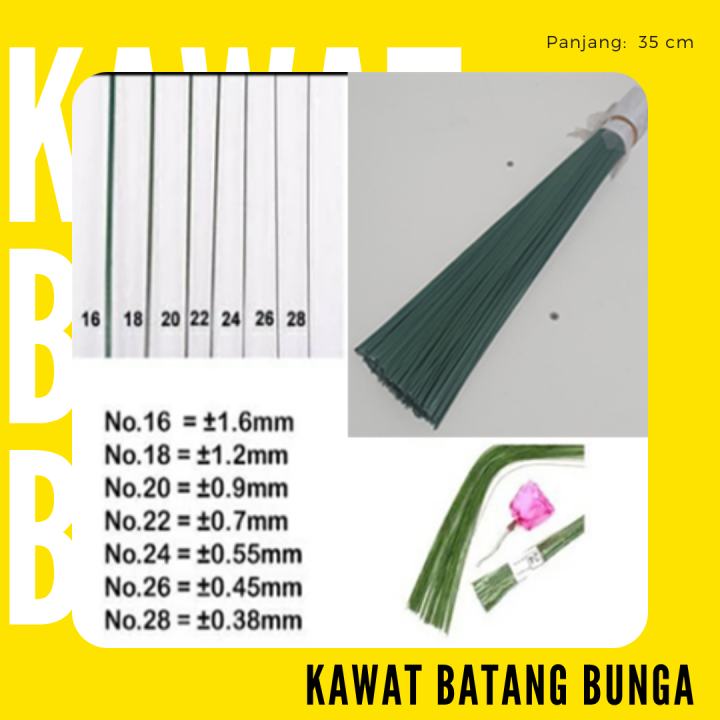 Kawat Hijau 1 kg / Kawat Batang Bunga / Kawat Batang Lilin / Batang ... Kawat Hijau 1 kg / Kawat Batang Bunga / Kawat Batang Lilin / Batang ...