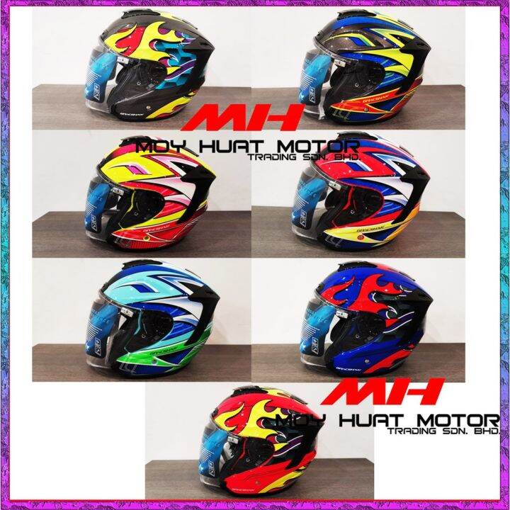 GRACSHAW GAIZER PYRO / GAIZER RAZER SERIES / HELMET SIRIM APPROVED ...