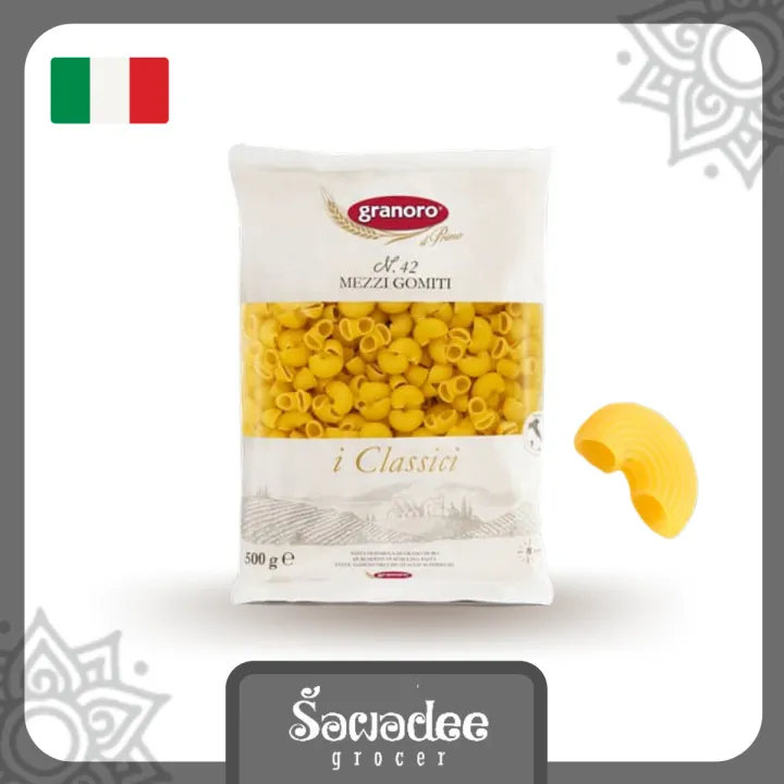 【READY STOCK】Granoro N.42 Mezzi Gomiti 500g (short pasta) | Lazada