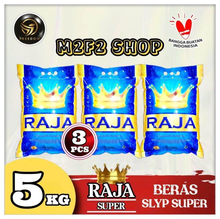 RAJA Biru Beras Putih Super - 5 kg | Lazada Indonesia