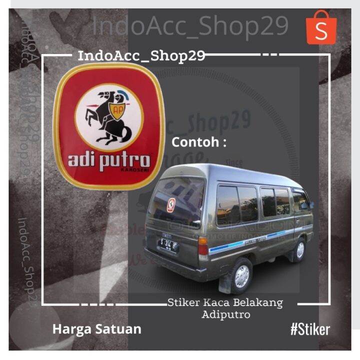 Sticker Stiker Kaca Adiputro Carry Zebra Colt T120 L300 Stesen Karoseri ...