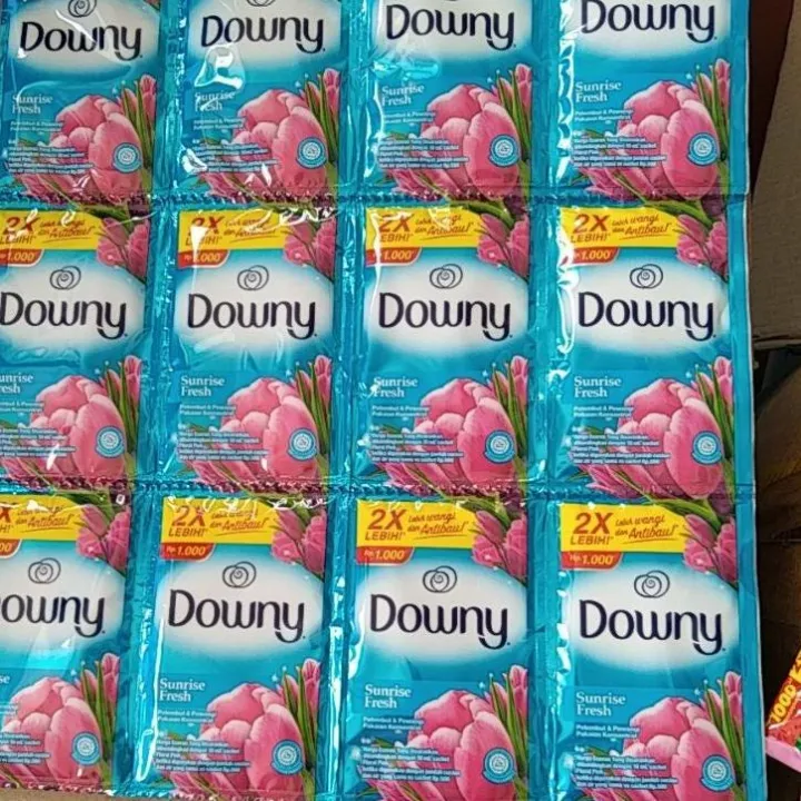 downy sunrise fresh sachet 20ml 1 renteng isi 12 sachet | Lazada Indonesia