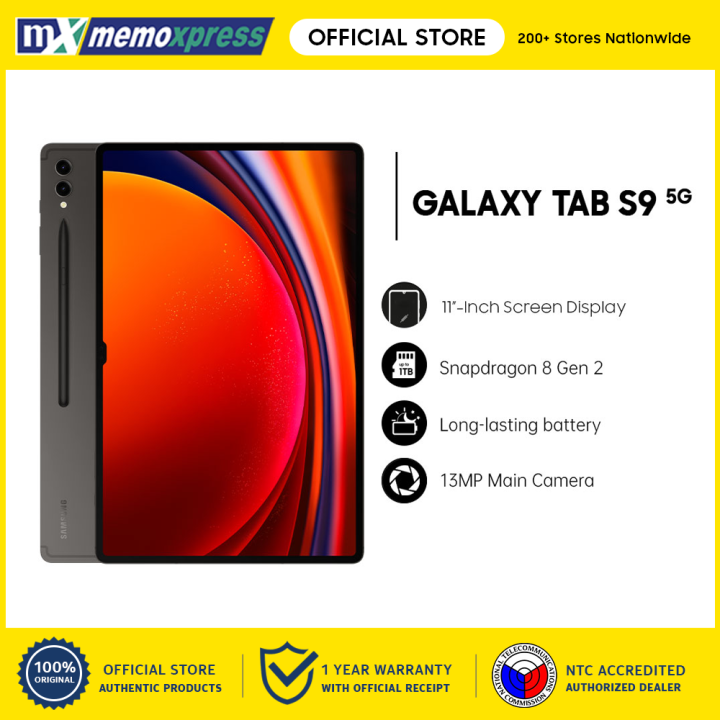 Samsung Galaxy Tab S9 5G 12GB RAM – 256GB ROM - Memoxpress | Lazada PH