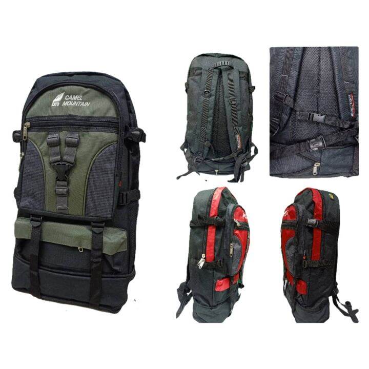 Camel Mountain Outdoor Hiking Backpack 60L Capacity | Lazada