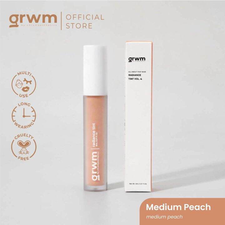 【in stock】 GRWM Cosmetics Radiance Tint in Medium Peach Corrector 8 ml ...