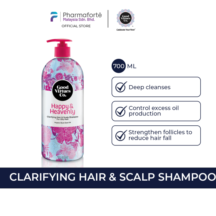 Good Virtues Co Clarifying Hair & Scalp Shampoo For Oily Hair Type ...