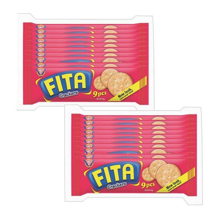 snacks Fita Crackers Ready to Eat Snack 30g x 10 X 2 | Lazada PH