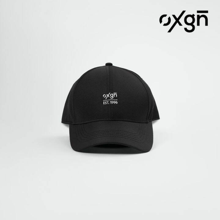 OXGN Est. Generations Curved Cap For Men And Women (Black/Light Blue ...