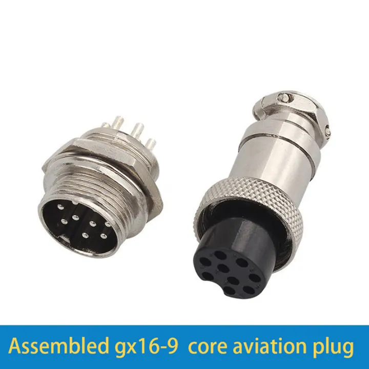 GX16 10 pin male female LC cable pilot aviation circular connector plug ...