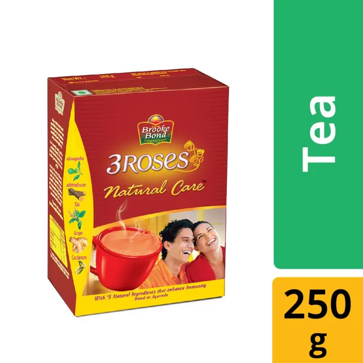 BROOKE BOND 3 Roses Tea Natural Care 250GM | Lazada