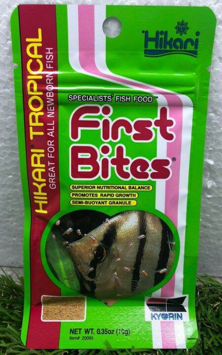 HIKARI FIRST BITES FISH FOOD FOR ALL NEW BORN BABY FISH 10G | Lazada
