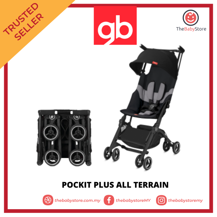 GB Pockit Plus ALL TERRAIN Baby Stroller World Lightweight Stroller ...