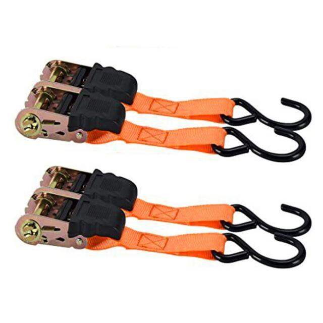 2/4Pcs Car Tension Rope Tie Down Strap Strong Ratchet Belt Car Luggage ...