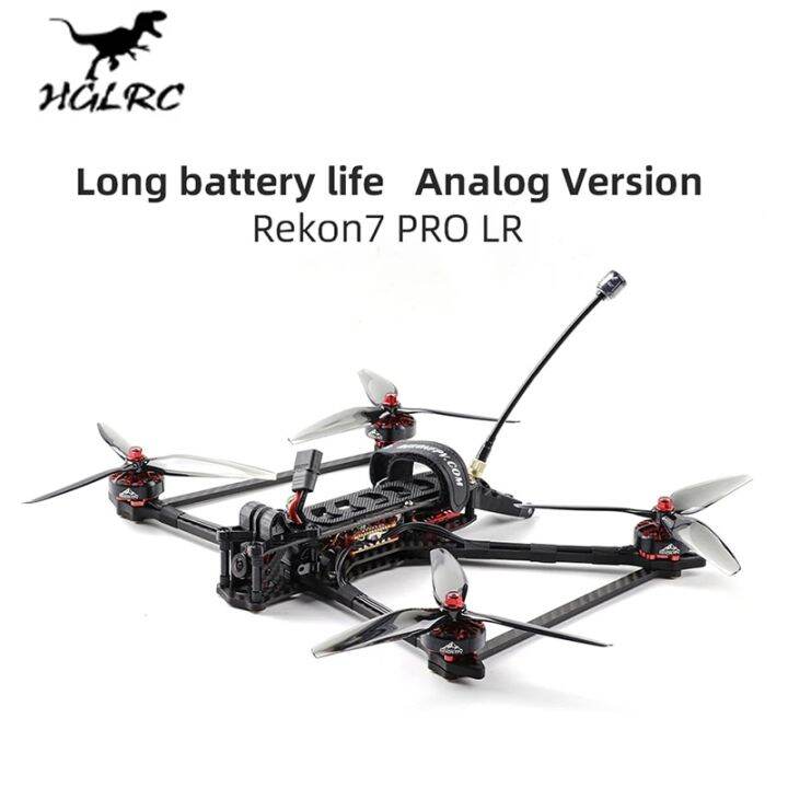 HGLRC Rekon 7 PRO Long Range FPV Drone 6S - Analog Version Caddx Ratel ...