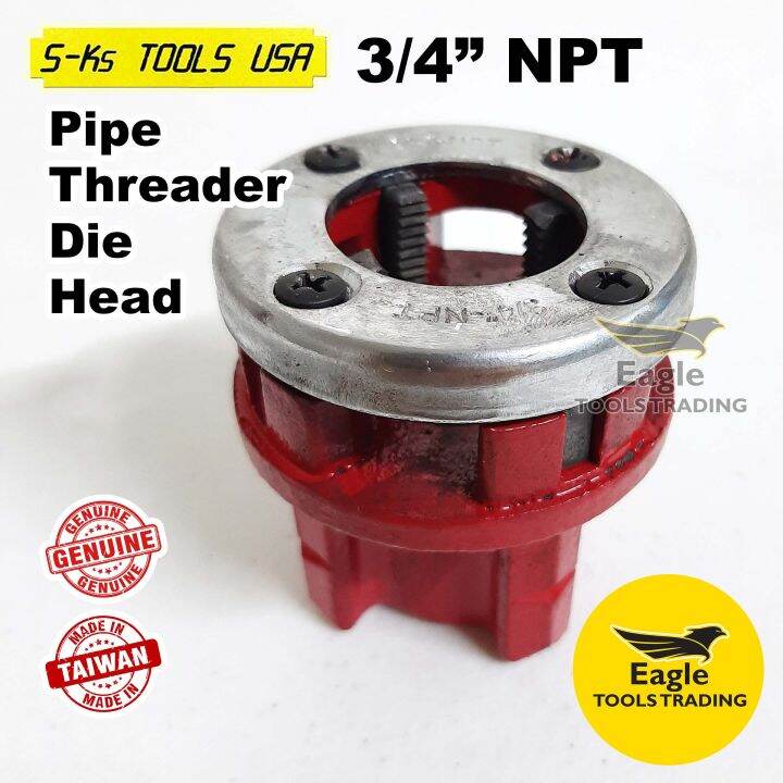 3/4 inch Die Threader Head Sks Tools USA | for G.I. Pipe | NTD-H-3/4 ...