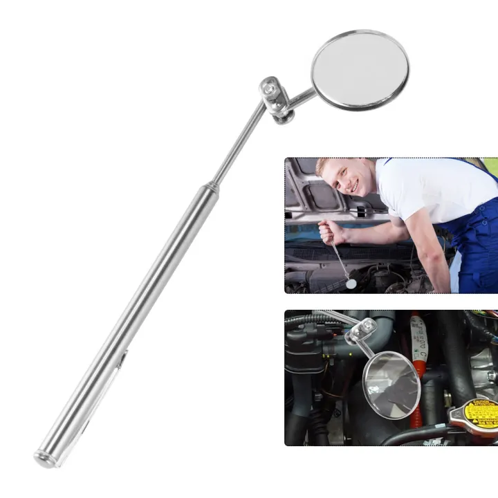 Car telescopic inspection lens 360 degree inspection round mirror ...