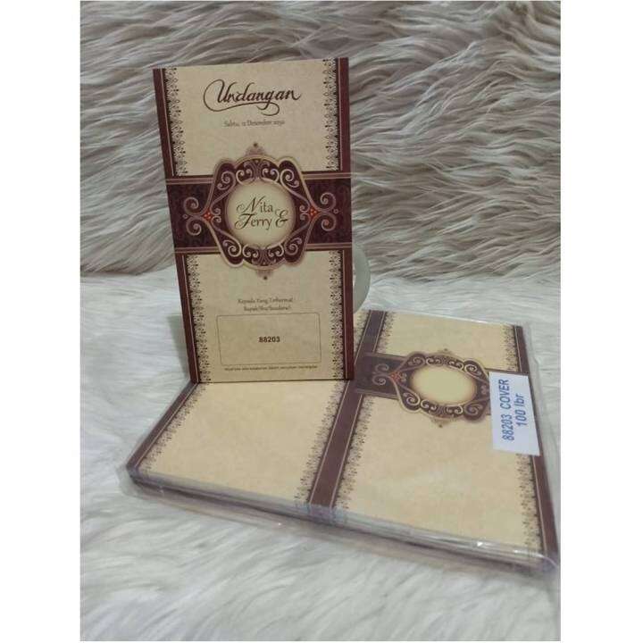 ERBA 88203 Blangko Undangan Kosongan 1 PACK ISI 100 LEMBAR | Lazada ...