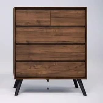 Lemari Buffet Laci Penyimpanan Chest Drawer model Vintage Kaki Besi ...