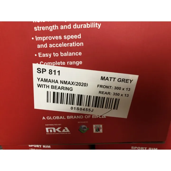 RCB 6 Spokes Mags NMAX 2020 V2 F3.00x13 R3.50x13 | Lazada PH