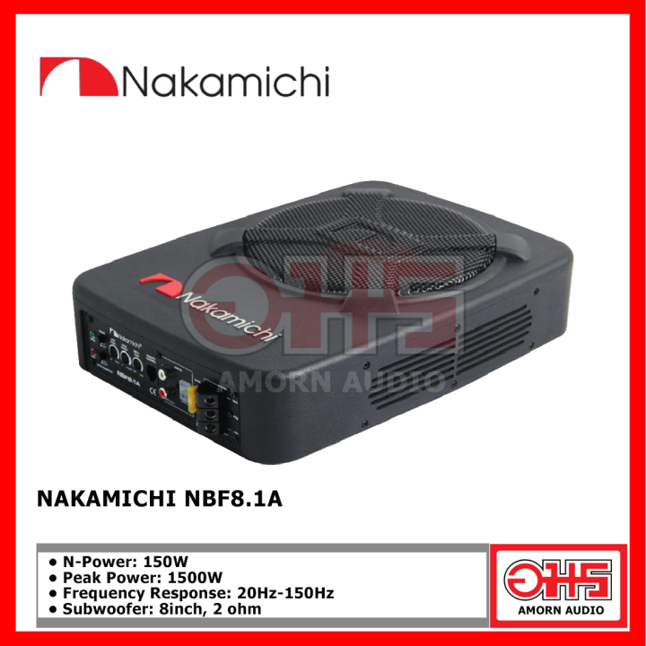 NAKAMICHI NBF8.1A ซับวูฟเฟอร์ ซับบ๊อก 8 นิ้ว SUBBOX BASS BOX | Lazada.co.th