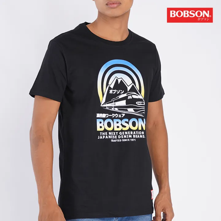 Bobson Mens Basic Tees Slim Fit 80796 (Black) | Lazada PH