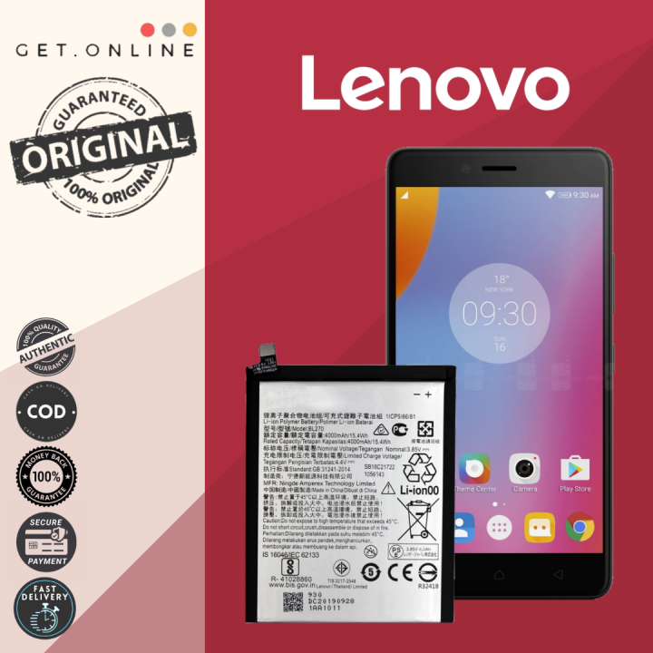 Lenovo K6 Note Battery Model BL270 battery | Lazada PH
