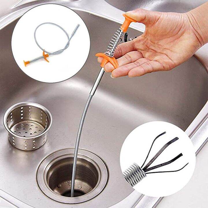 V&S 60cm Flexible Sewers Clip Water Sink Cleaner | Lazada PH