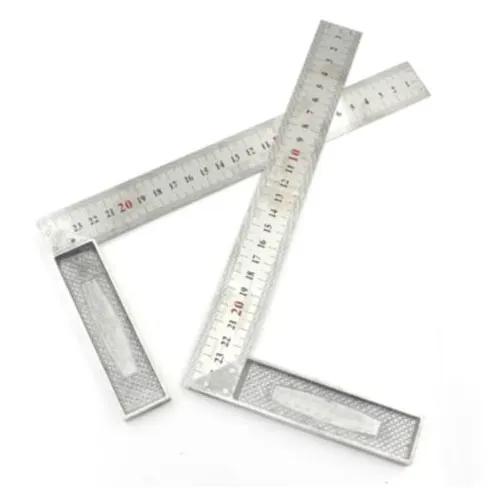 12inch Steel L Shape Scale Angle Ruler 90 Degree Ruler | Lazada PH