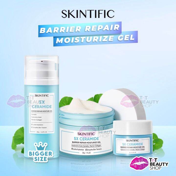 SKINTIFIC 5X Ceramide Barrier Repair Moisture Gel 30Gr - 80gr Barier ...