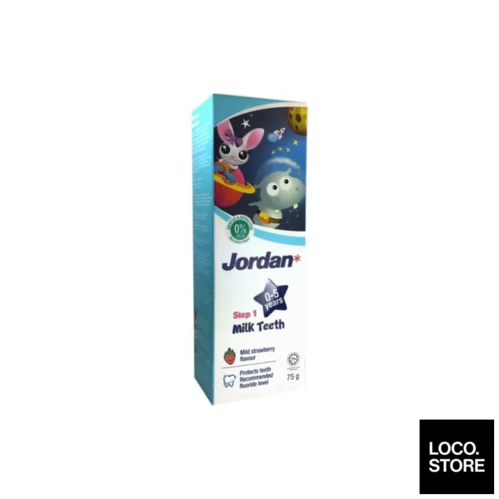 Jordan Toothpaste Step 1 (0-5) 75g | Lazada